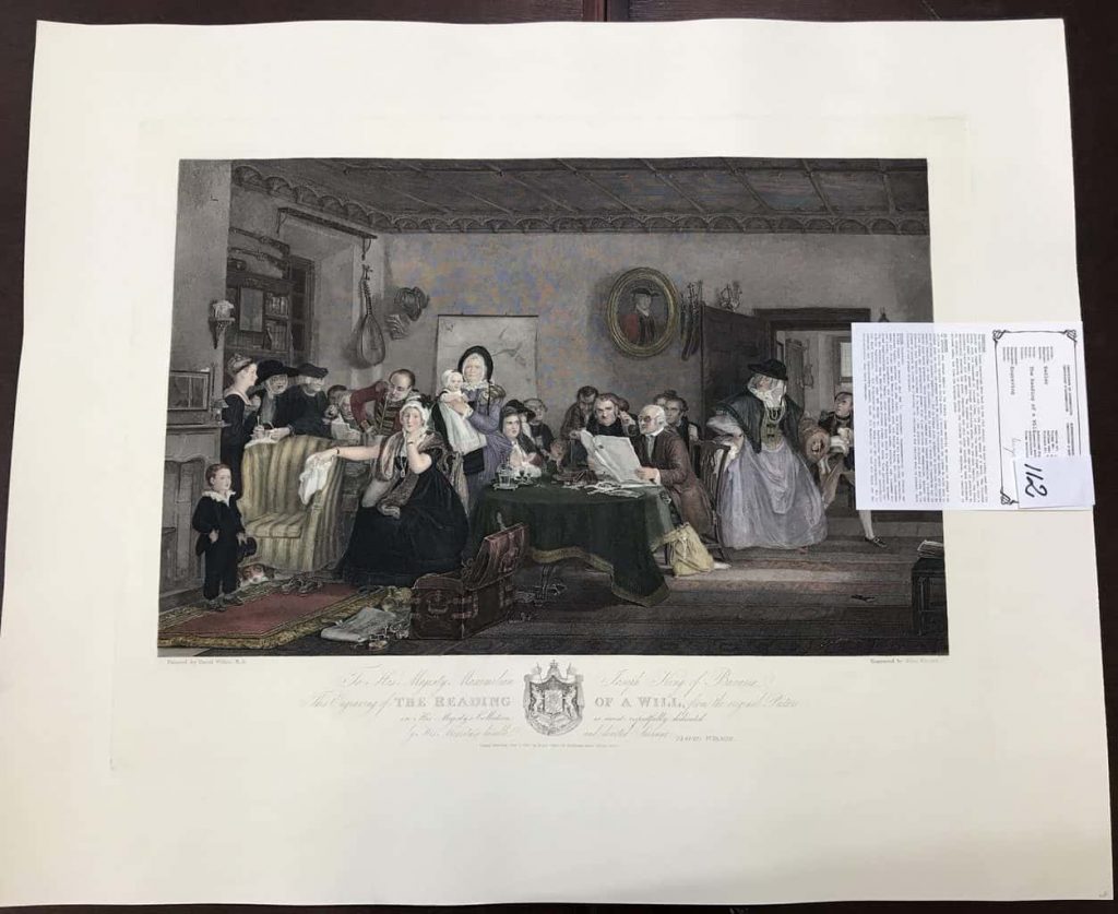 Reading of the Will - MasterPiecePictures